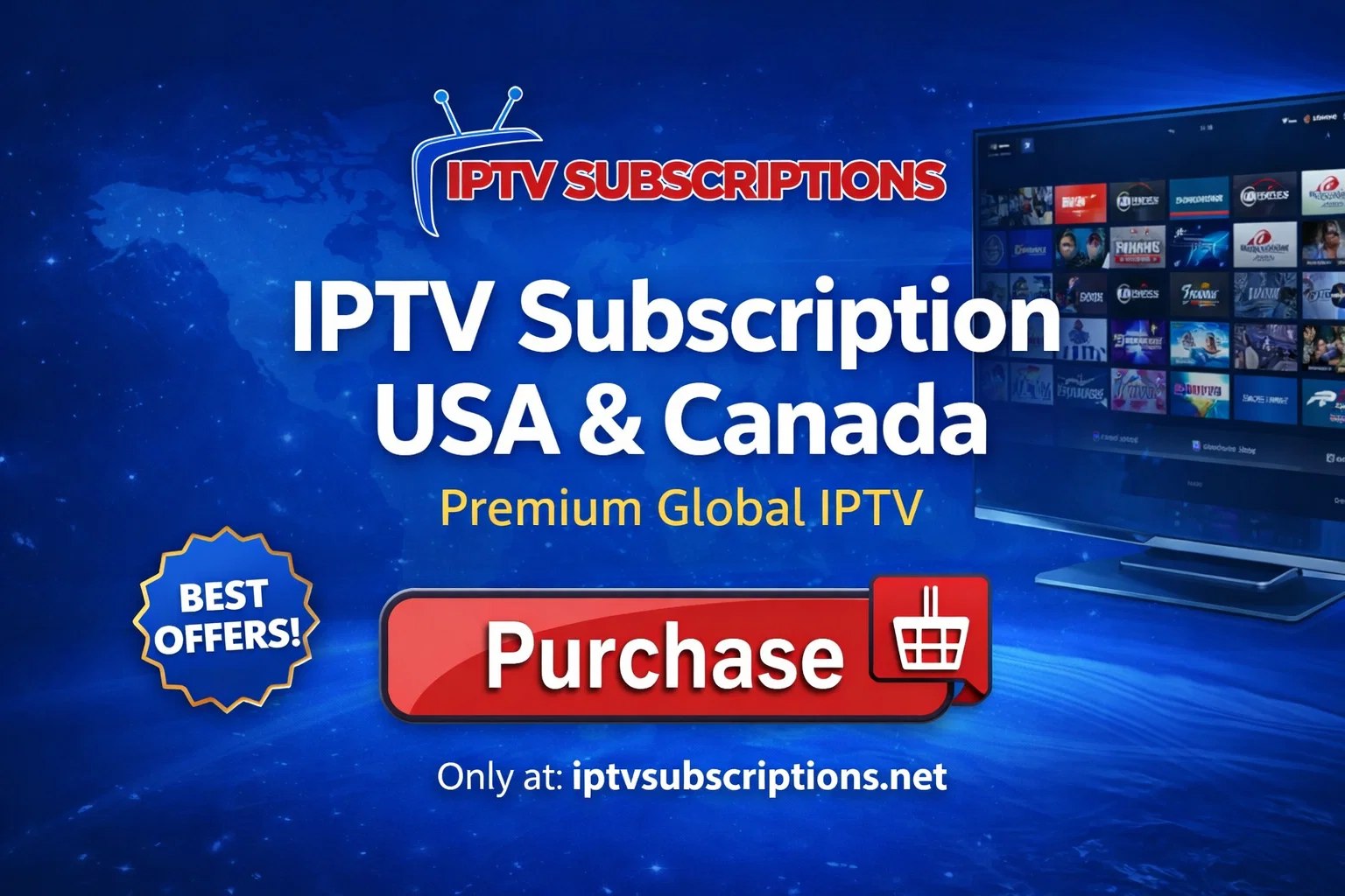 IPTV Subscription USA & Canada – Premium Global IPTV - IPTV Subscriptions