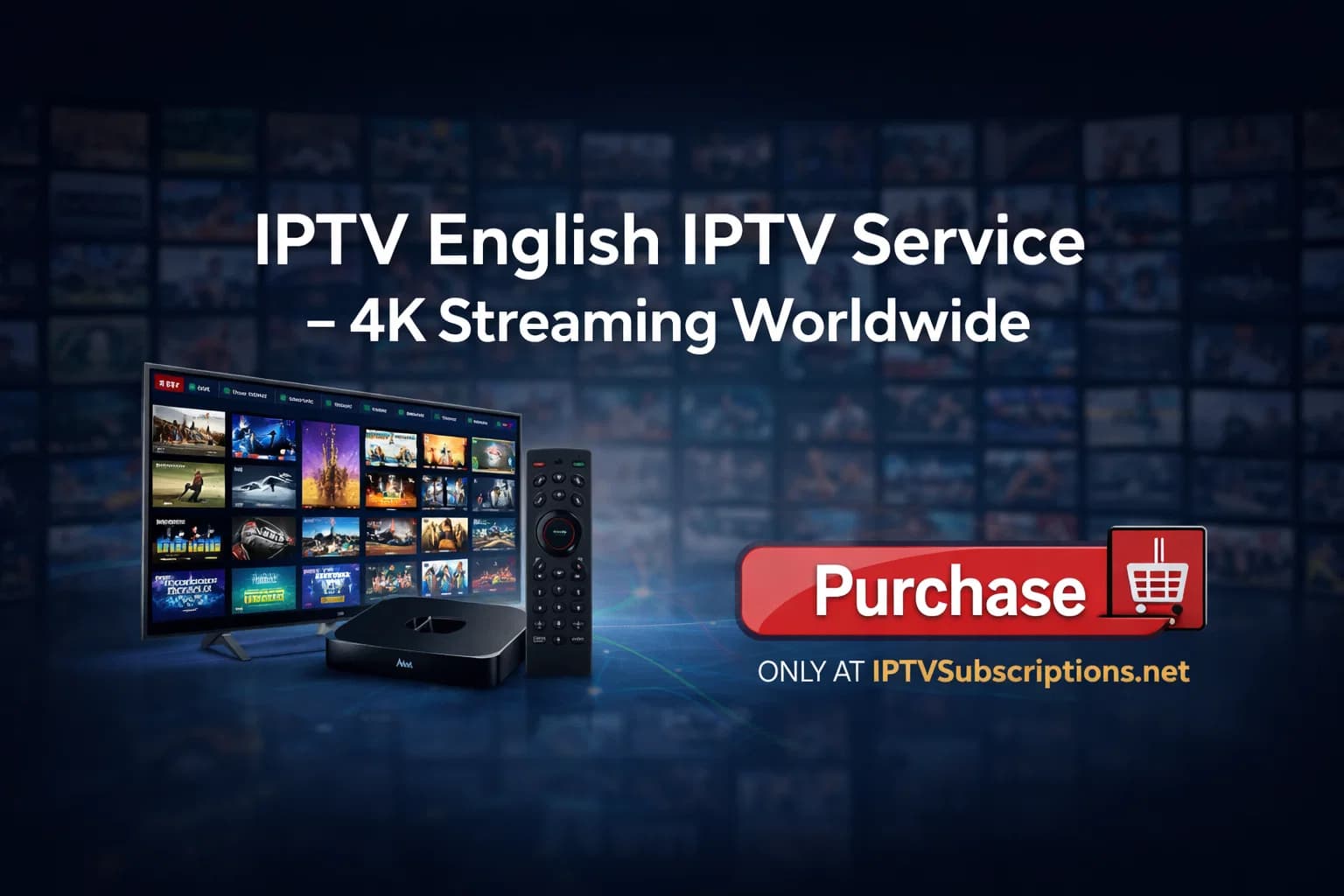 IPTV English IPTV Service – 4K Streaming Worldwide - IPTV Subscriptions